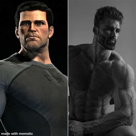I Always Thought Arkham Origins Bruce Look Similar To The Gigachad Meme