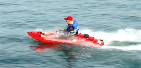 Jet Powered Kayak From Hydraride The Powerkayak Experience
