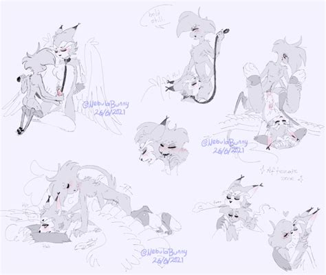 Rule 34 After Sex Aftercare Anthro Arackniss Biting Cat Humanoid Crack Ship Hazbin Hotel Husk