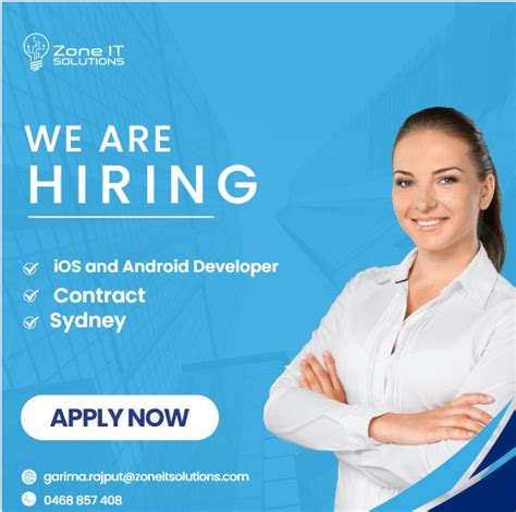 Garima Rajput On Linkedin Hiring Iosdeveloper Androiddeveloper Sydneyjobs Techcareers