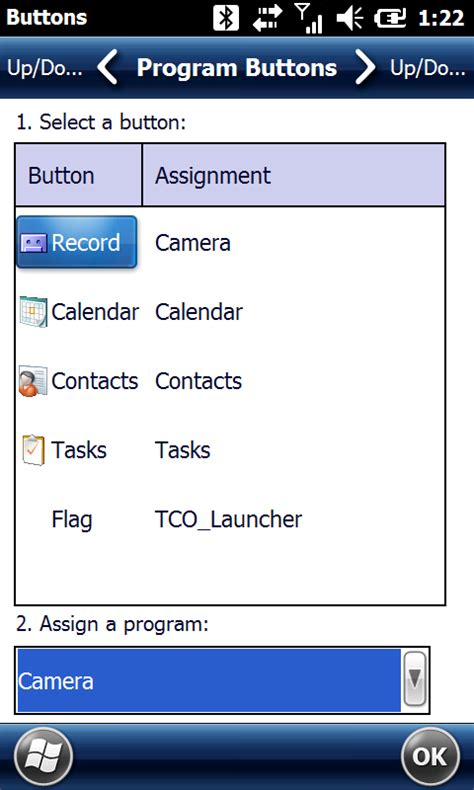 How To Assign A Button To Start The Camera