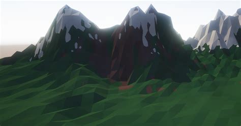 dcg lowpoly terrain shader vfx shaders unity asset store