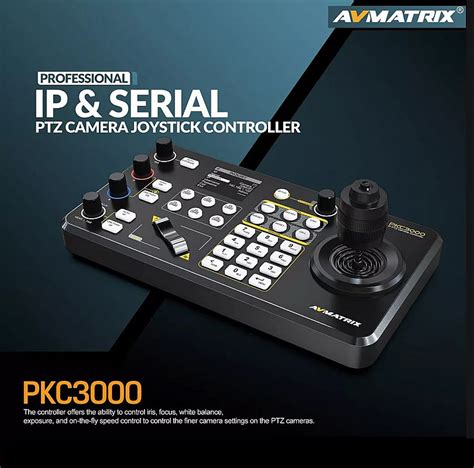 Ptz Camera Video Ptz Keyboard Control Avmatrix Pkc3000 Ptz Camera Joystick Keyboard