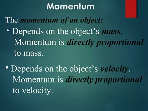 Momentum In Grade 9 Physics Ppt