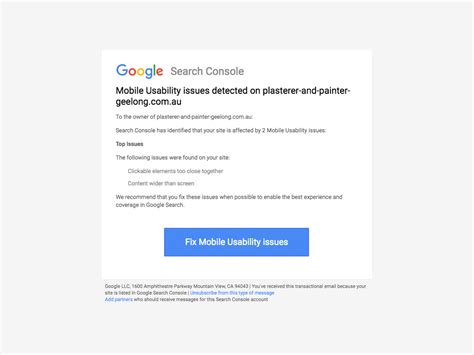New Mobile Usability Issues Detected For Site Analysing This Message