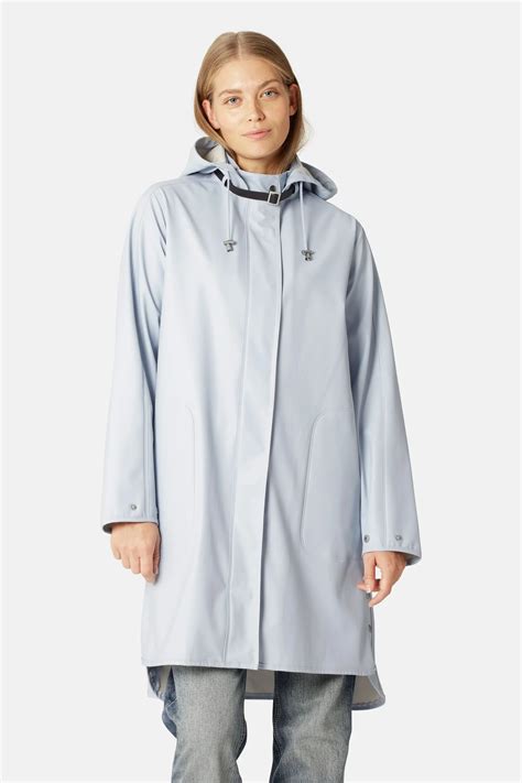 Ilse Jacobsen Rain71 Detachable Hood Light Rain Coat Heather