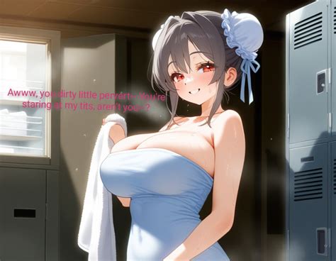 Rule 34 1girls Ai Generated Big Breasts Blossomtea Breasts Bun Cover Buns Busty Buxom Dot