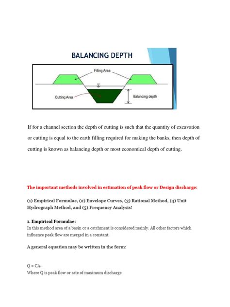 Documents Null Designdischarge Pdf Drainage Basin Flood
