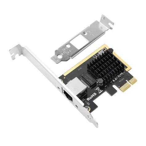 НОВАЯ сетевая карта 2 5 ГБ Pci Express X1 гигабитный Ethernet адаптер 1 порт интерфейс Rj45