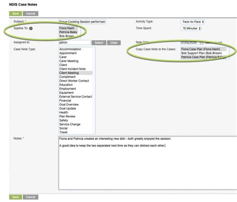 Ndis Case Notes Individual Community Data Solutions