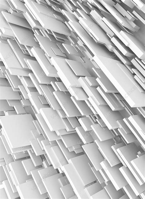 Abstract Overlapping Squares Illustration Stock Image F Science Photo Library