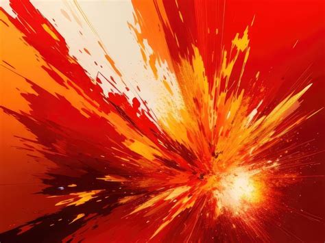 Premium Photo An Orange Explosive Abstract Background