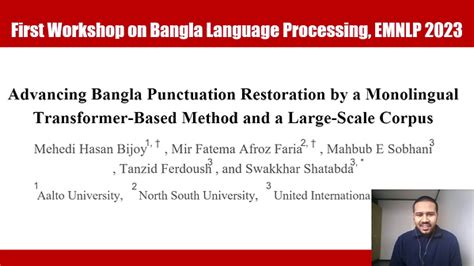 underline advancing bangla punctuation restoration by a monolingual transformer based method