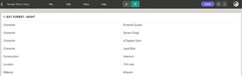Print A Breakdown Report Celtx Help Center