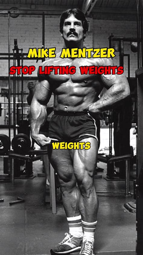 Effective Weight Training Techniques With Mike Mentzer Tiktok