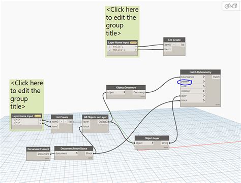 Creating Dynamo For Hatching In Autocad With Variabel Hatch Patterns