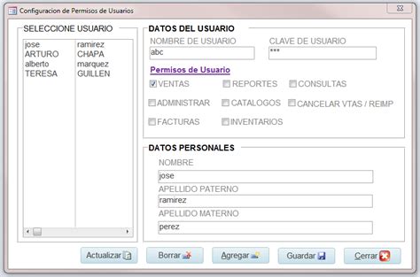 Blog Y Foro De Access Pantalla De Configuracion Punto De Venta En