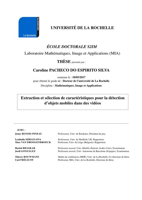 Pdf Feature Extraction And Selection For Background Modeling And