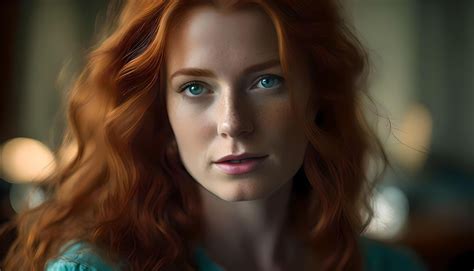 Download Ai Generated Redhead Woman Royalty Free Stock Illustration