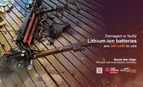 Know The Risks Of Lithium Ion Batteries Mt Eliza Fire Brigade