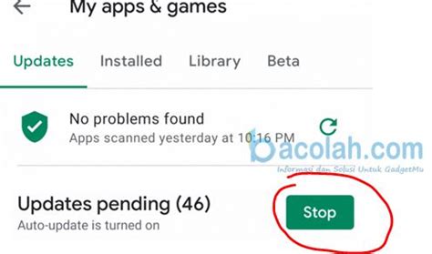 Cara Mengatasi Webview Sistem Android Tidak Bisa Di Update Bacolah Com