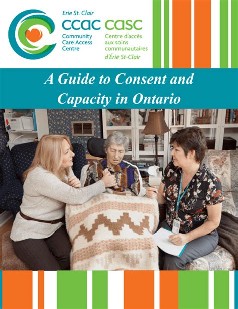 Ontario Canada A Guide To Consent And Capacity In Ontario Erie St