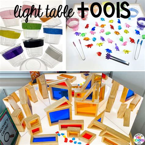 How To Use And Benefits Of The Light Table For Preschool Pre K