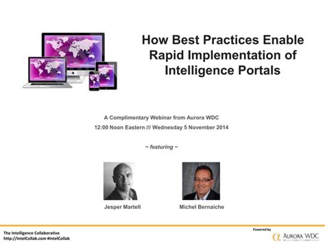 How Best Practices Enable Rapid Implementation Of Intelligence Portals