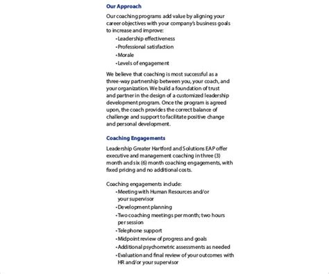 Executive Development Plan Template