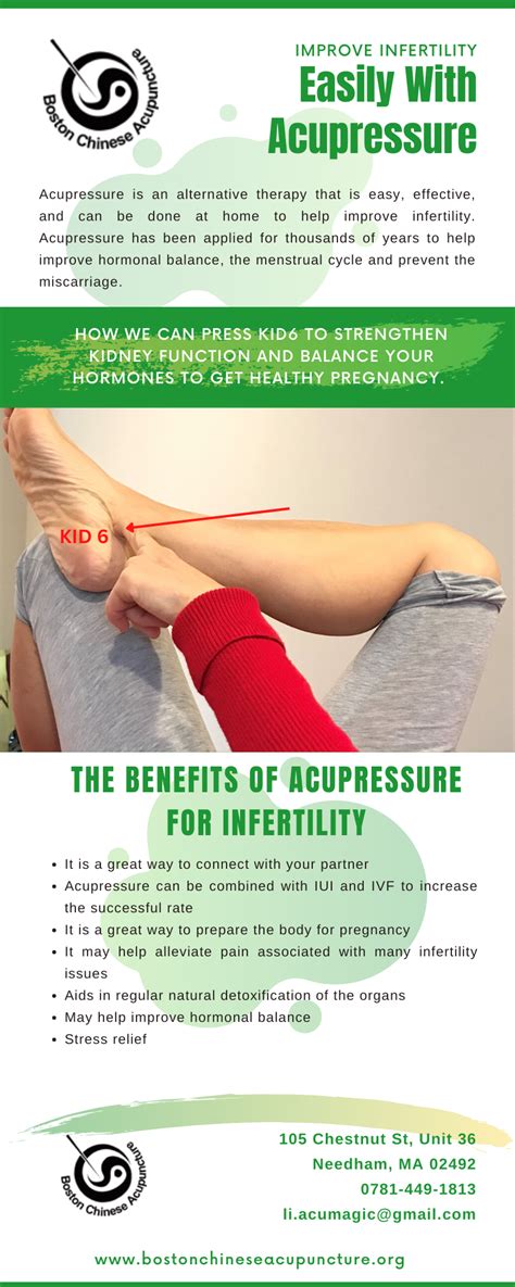 Improve Infertility Easily With Acupressure Boston Chinese Acupuncture