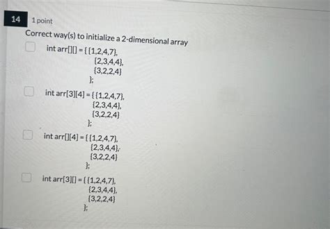Solved We Went Over Keyword Const In Class Pick The