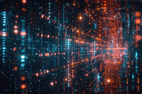 Binary Code Abstract Technology Wallpaper Of Binay Data Falling