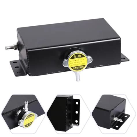 1 6L RADIATOR COOLANT Overflow Tank Expansion Reservoir Water Bottle Aluminum BK EUR 21 18
