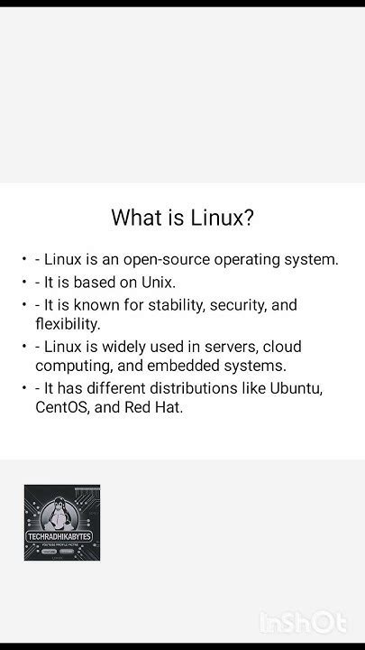 What Is Linux 🔥 Learn Linux Telugu Techlinux Linuxtutorial