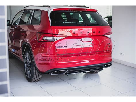 Skoda Kodiaq Mk1 Rs Facelift Matrix2 Rear Bumper Extension
