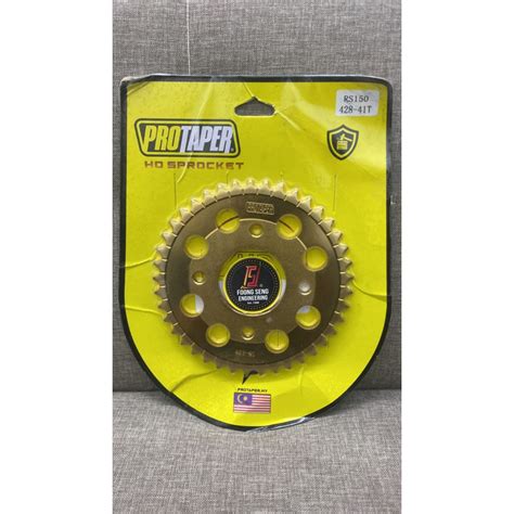 Protaper Rear Spocket Sprocket Rs Rs150 Rsx 415 428 33t~47t Gold