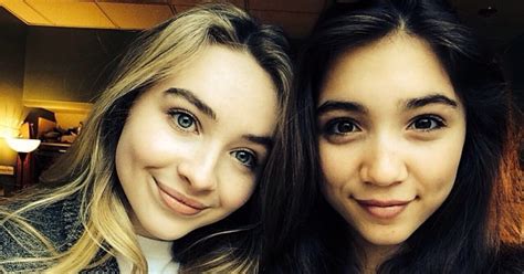 Rowan Blanchard And Sabrina Carpenter Instagrams Popsugar Celebrity