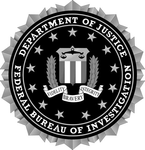 Fbi Seal Logo Black And White Brands Logos