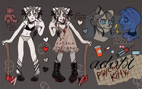 Psycho Kitty Closed Auction By Rusyaarts On Deviantart