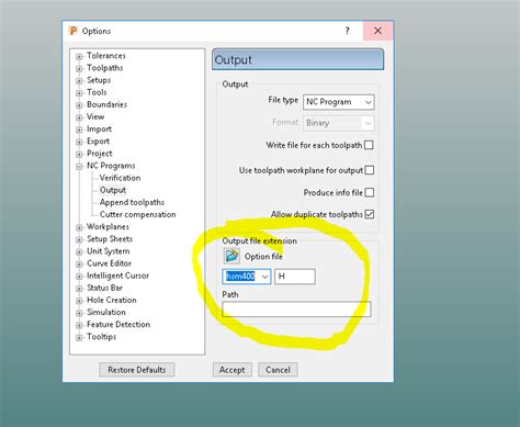 Solved Output Nc File Extention Is Dot H Autodesk Community