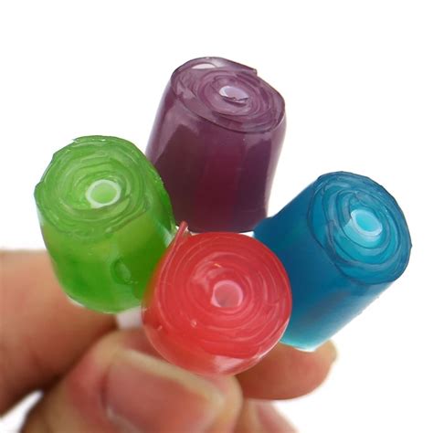 Supply Bbq Roll Candy Stick Rainbow Belt Candy Gummy Roll Soft Candy Ch J359 Wholesale Factory