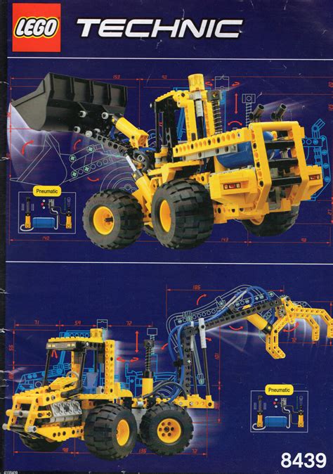 8439 LEGO Technic Bauanleitung Front End Loader Klickbricks