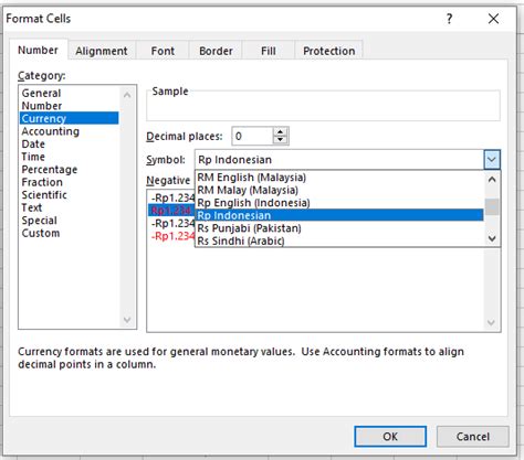 Tips Menuliskan Format Rupiah Di Excel