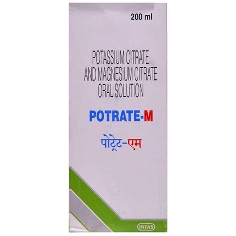 Potassium Magnesium Citrate Syrup Potassium Magnesium Citrate Suspension Latest Price