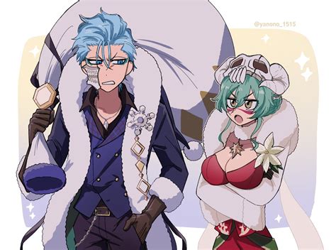 Grimmjow Jaegerjaquez Nelliel Tu Odelschwanck Bleach Bleach Brave Souls 1girl Breasts