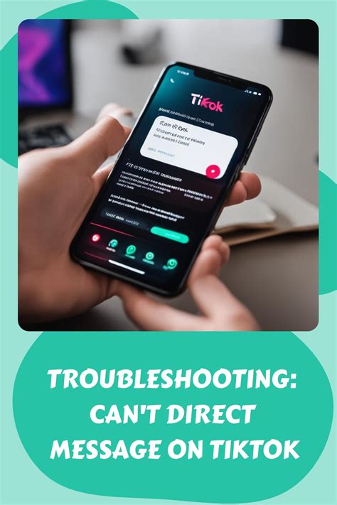 Troubleshooting Cant Direct Message On TikTok Descriptive Audio