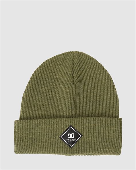Mens Label Beanie Apple Green 1sz Dc Shoes