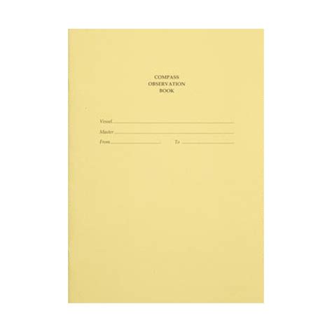 Compass Observation Book Maritime Printing Ship Log Books And Ship
