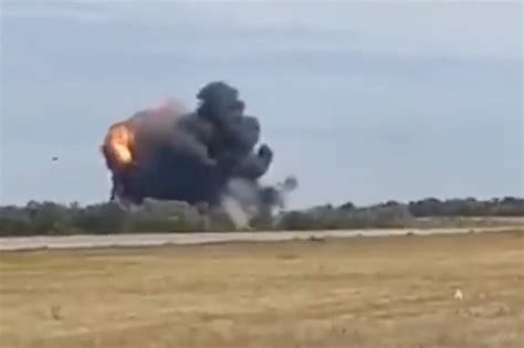 Russian Fighter Jet Crashes After Takeoff In Crimea