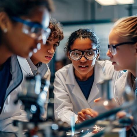 Free Engaged Science Students Image Download At Stockcake